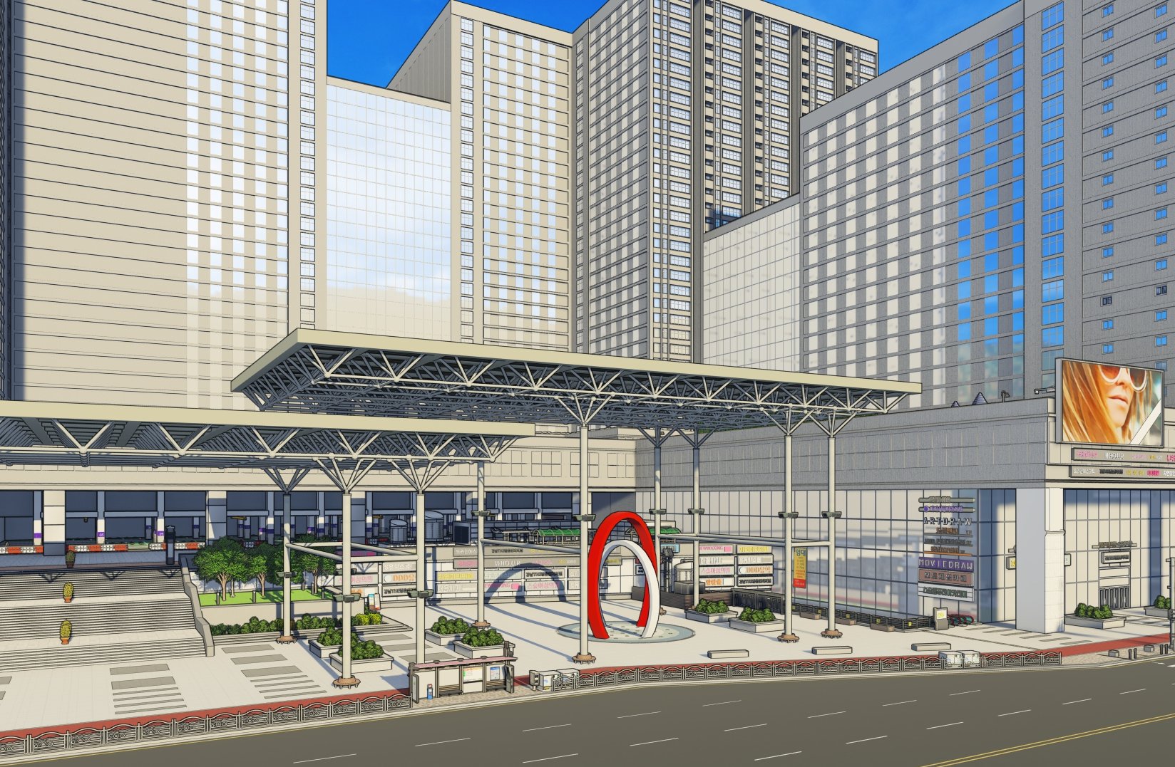 Officetel Complex (Internal and External)