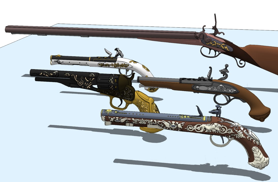 Medieval Guns Collection Part 1