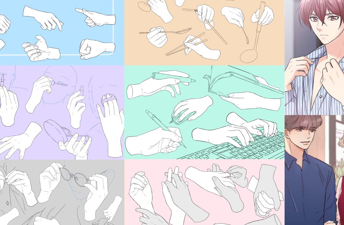 Hand Pose Collection Full Set