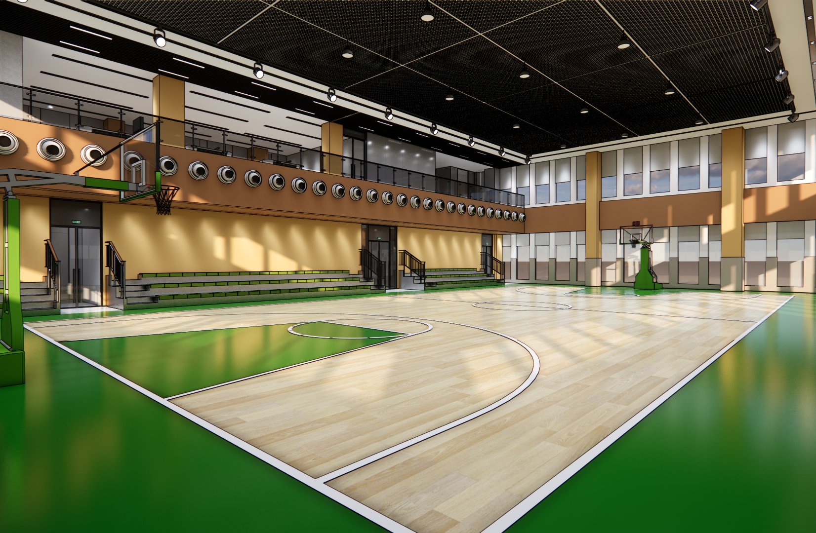Indoor Basketball Court