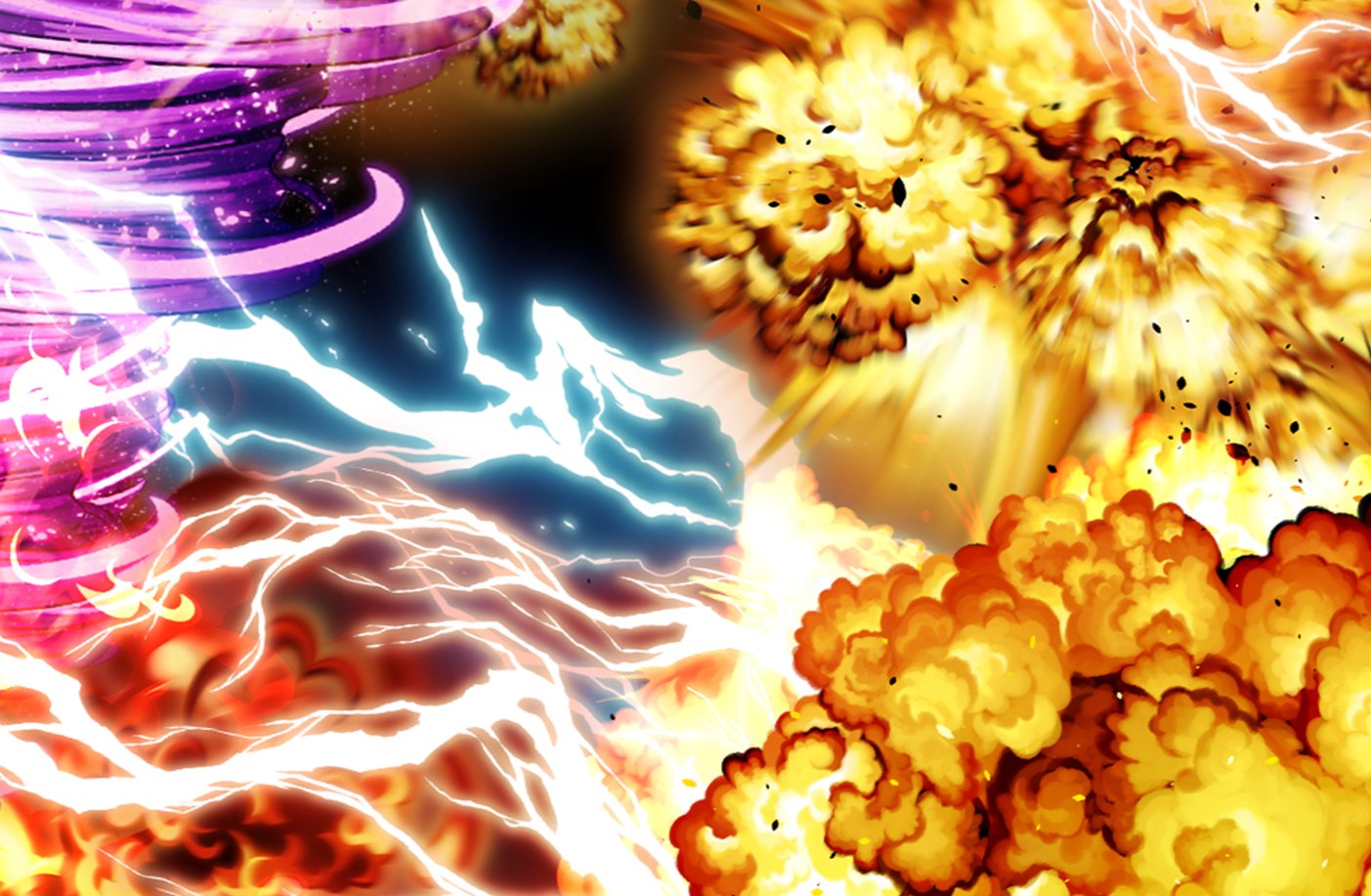 Explosion Magic Strike Effect Brush Collection