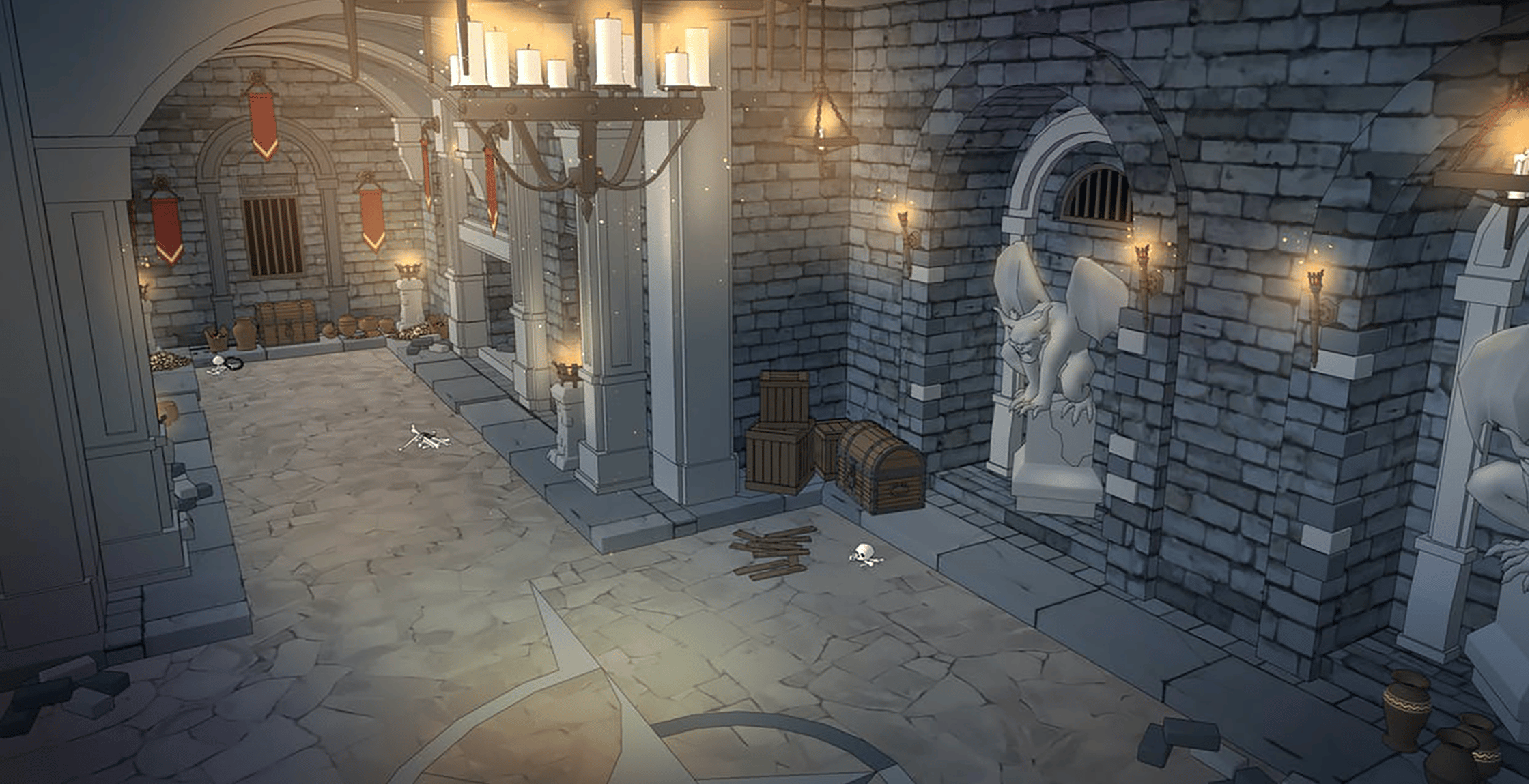 Fantasy Prefabricated Dungeon - Castle