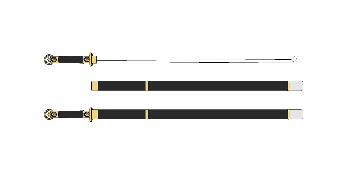 3D Weapon - Hwandudaedo (Korean Sword, Knife)