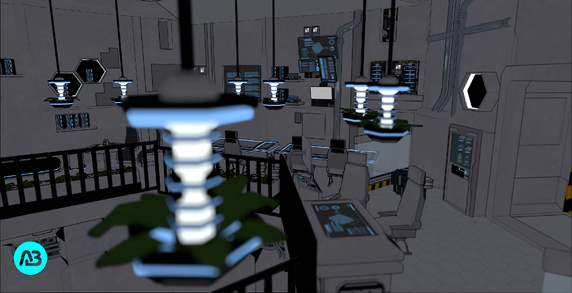 [.blend] SF Dystopia Hidden Underground Laboratory