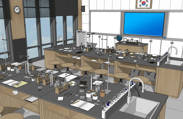 School Background Complete Edition [Science Room]