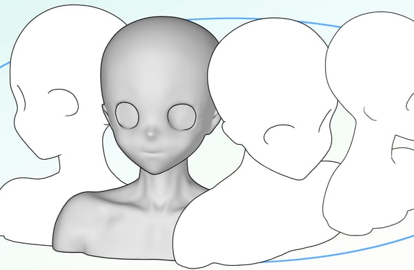 Animation Head, Neck and Shoulder