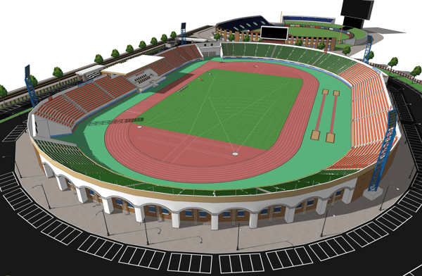 Small and Large Athletic Fields