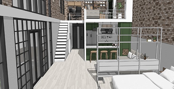 Luxurious Two-Story Room 3-B