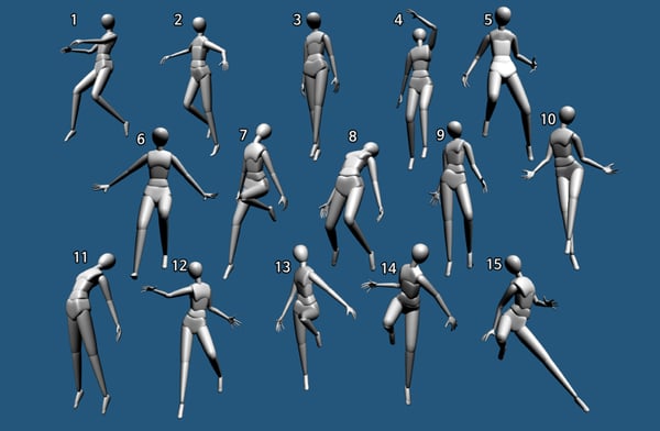 Clip Studio Fantasy Action Pose - 05 Float