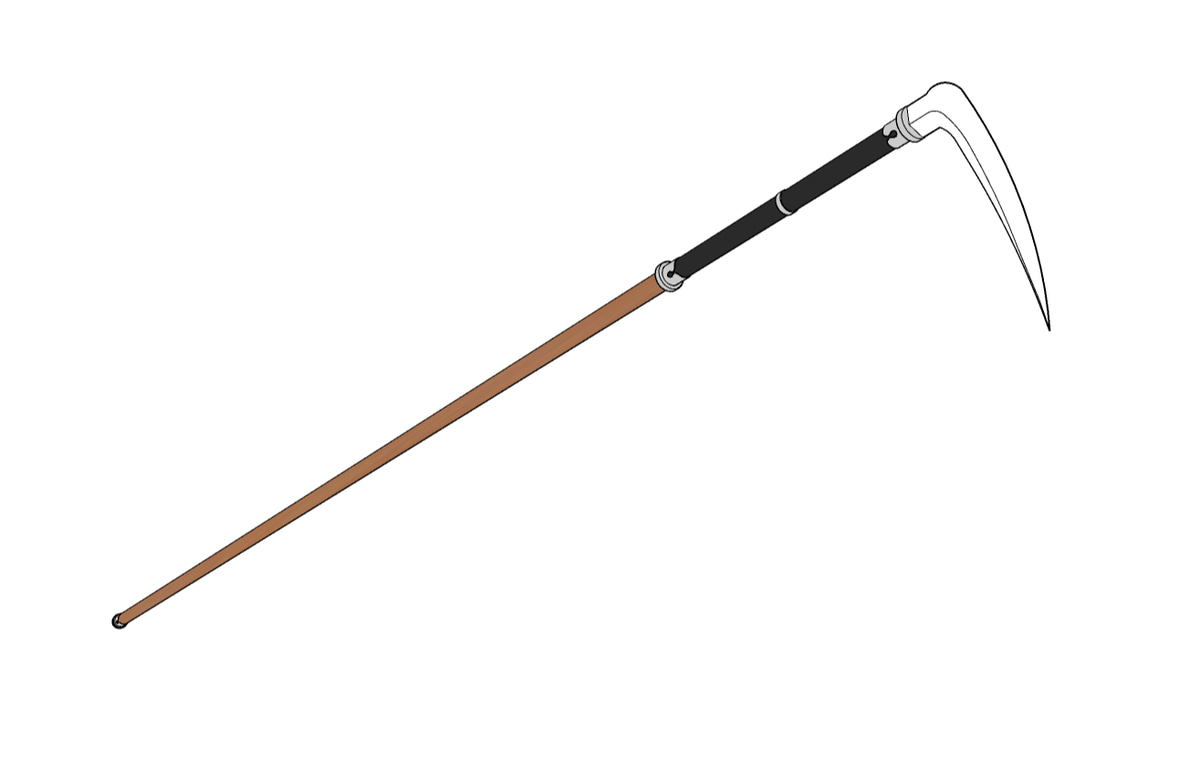 3D 무기 - 치겸 나이가마 (일본 장병기, 창)