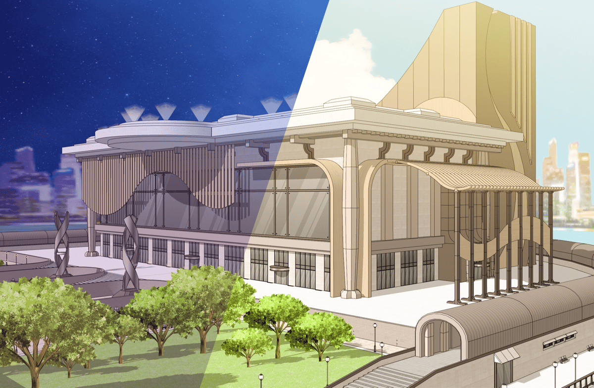 Day and Night at Modern Art Hall