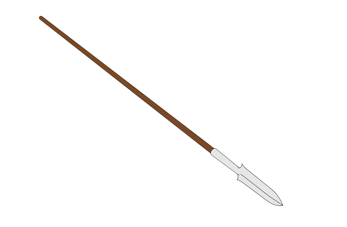 3D Weapon - Mo Hoko (Japanese Polearm, Long Weapon)