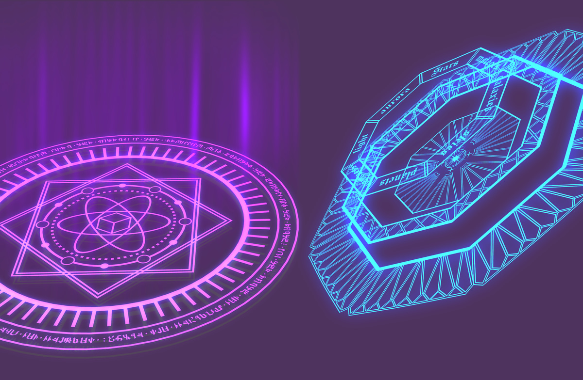 Fantasy Magic Circle Effect 3D Material - 01 Space