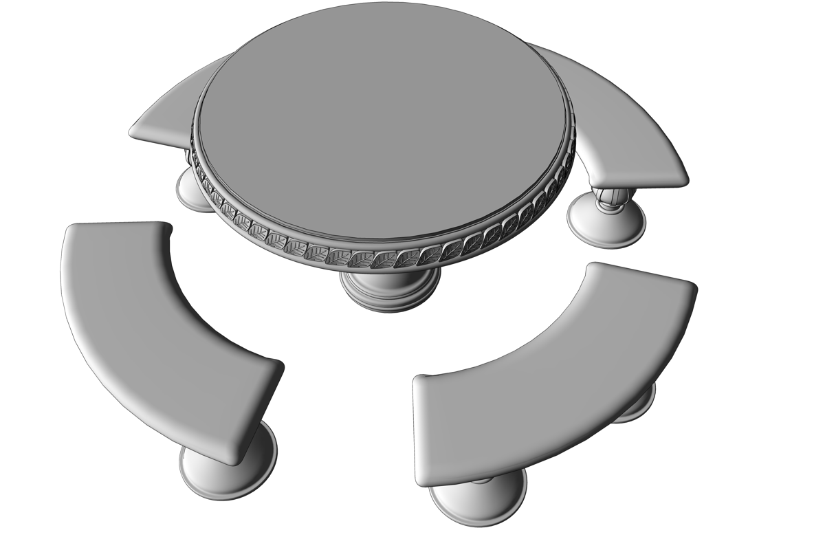 2 types of outdoor table