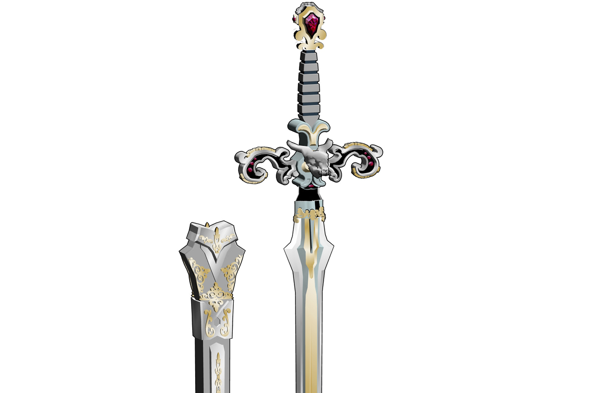 [Clip Studio] dukcci's Luxurious Fantasy Sword