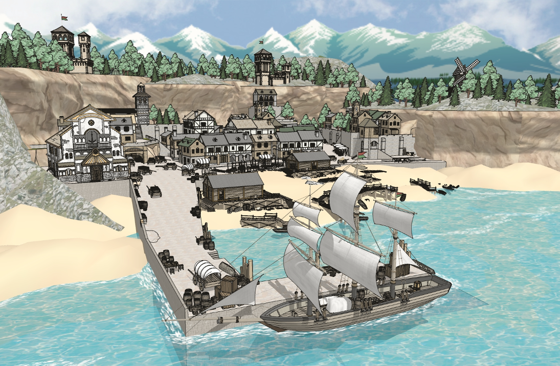 Fantasy Harbor Town