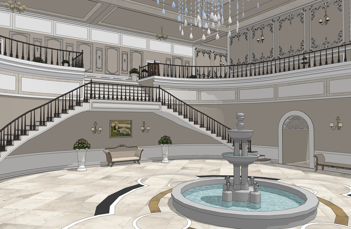Luxury Mansion Interior