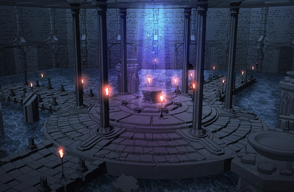 Fantasy Dungeon Collection with Underground Waterways